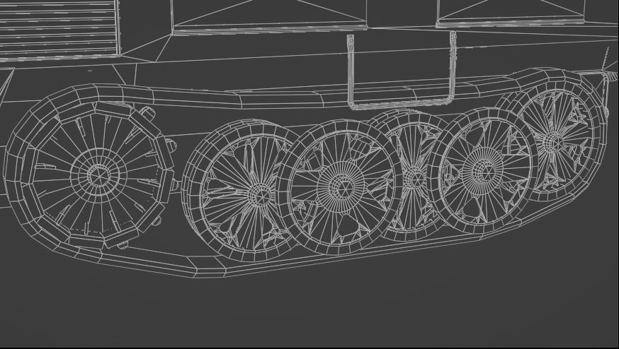 3D model SdKfz 250-8 leichter Schutzenpanzerwagen Fire Support Vehicle ...