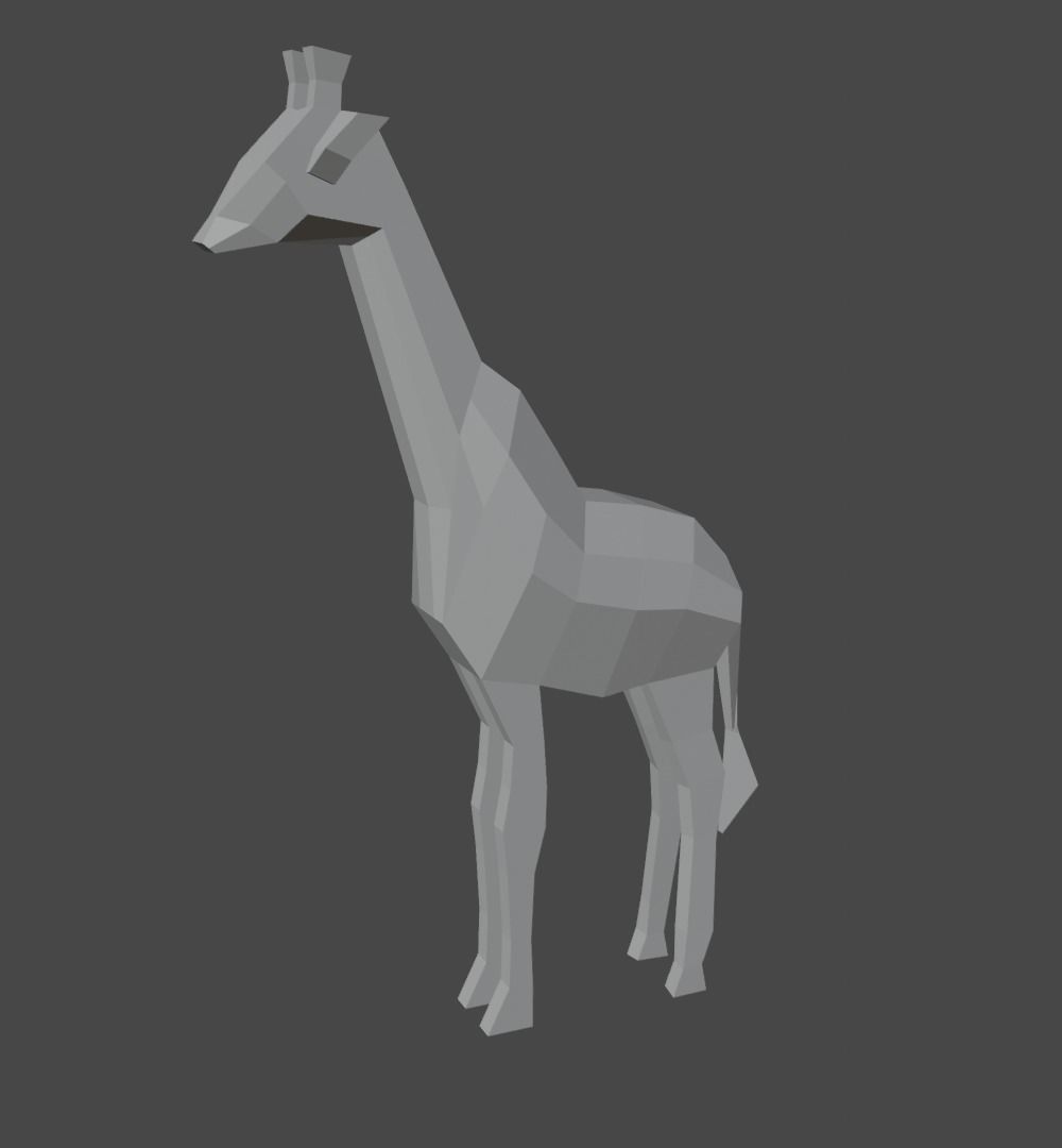 3D model Low-poly giraffe VR / AR / low-poly | CGTrader