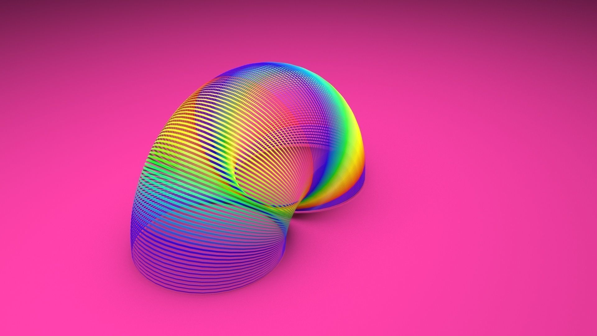 Animated Slinky 3D model animated | CGTrader