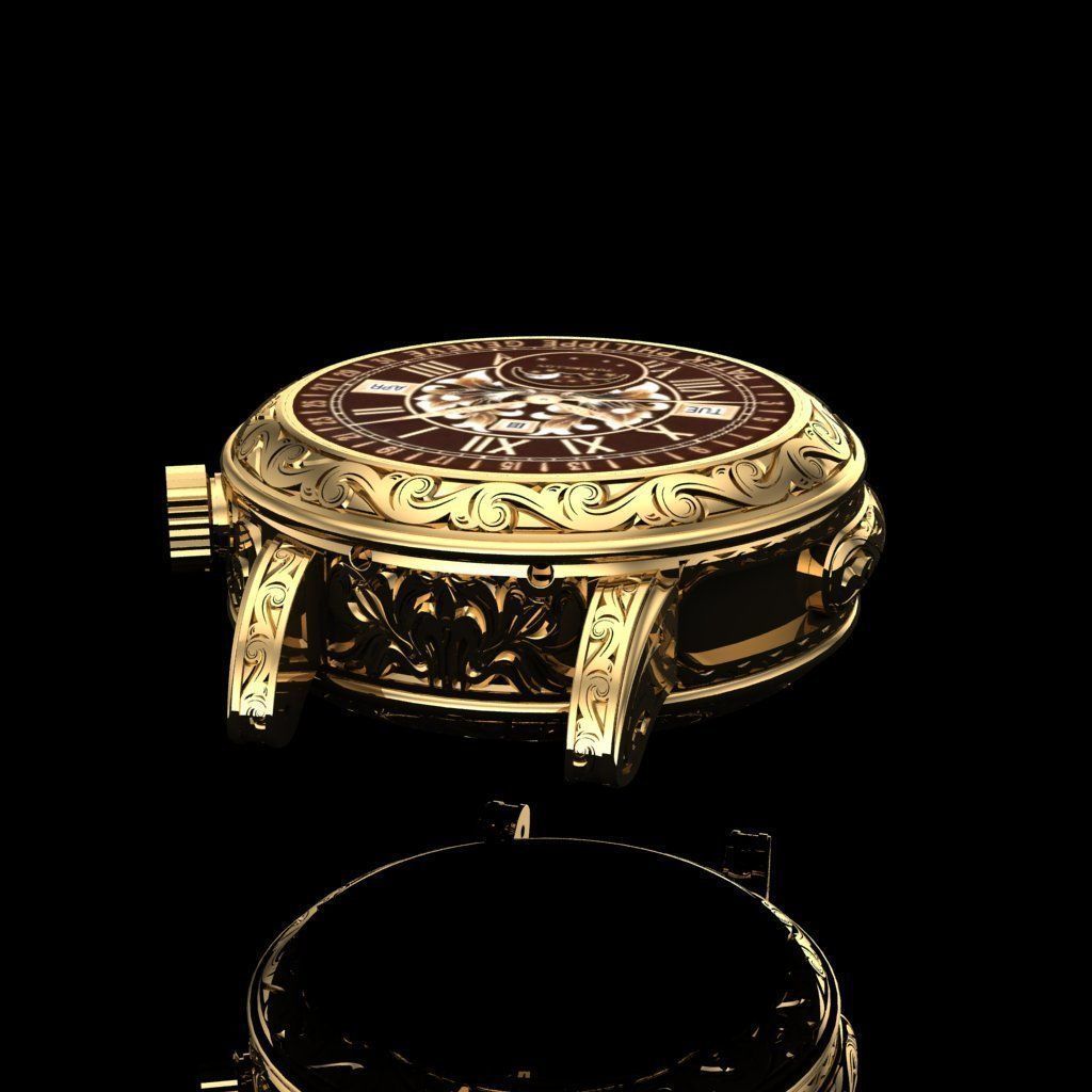 Patek Philippe - Sky Moon Tourbillon 6002R - Watch FrameCase 3D model ...