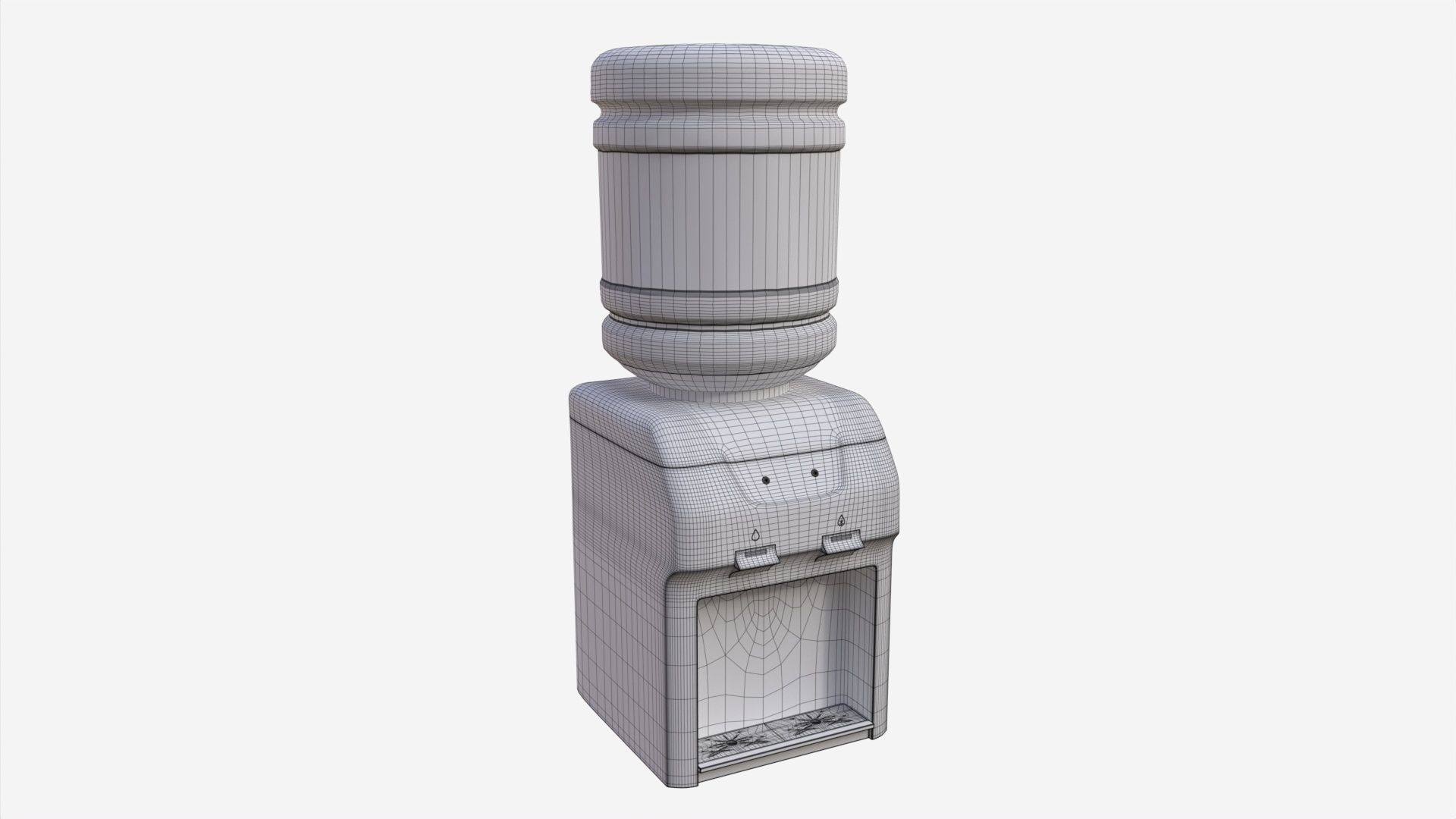 Top Load Small Table Water Dispenser 01 3D model | CGTrader