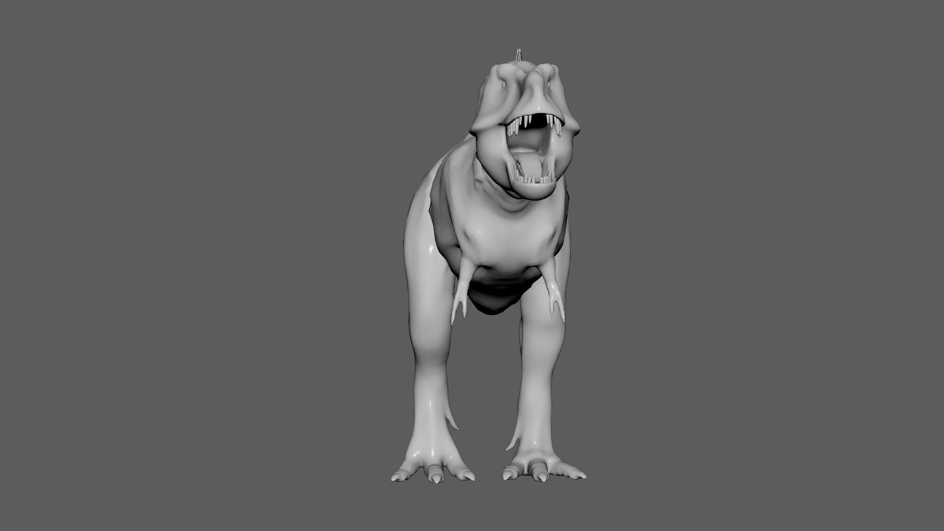 3D model Lowpoly No Texture Tyrannosaurus Rex VR / AR / low-poly | CGTrader