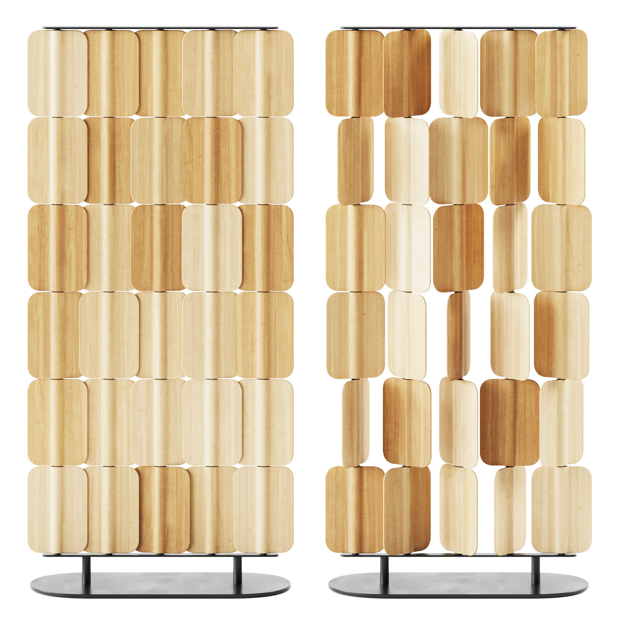 Patch PA 0118 Self Standing Acoustic Divider by True Design 3D model ...