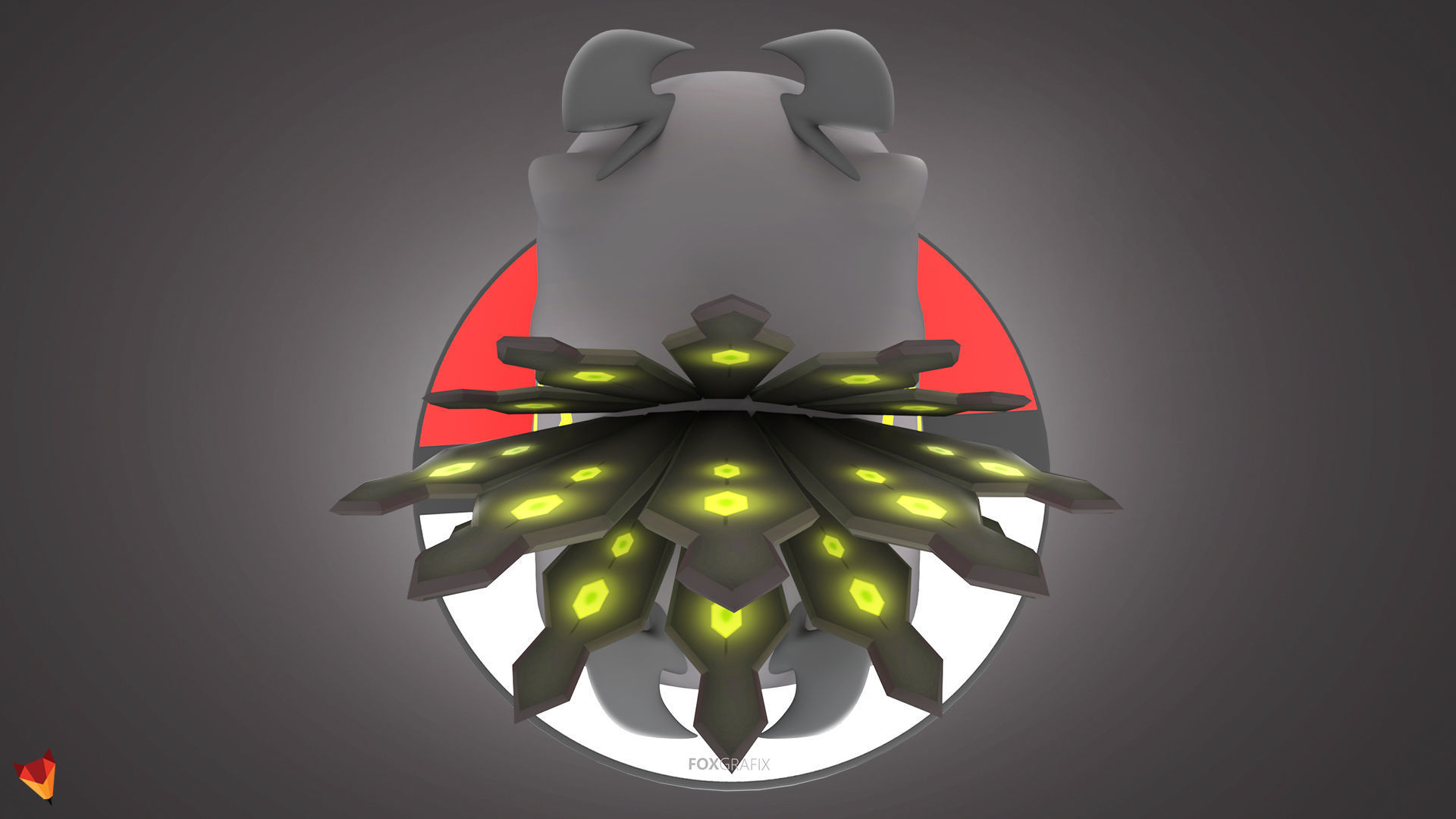 3D model Pokemon Bulbasaur Dark Type Concept VR / AR / low-poly | CGTrader