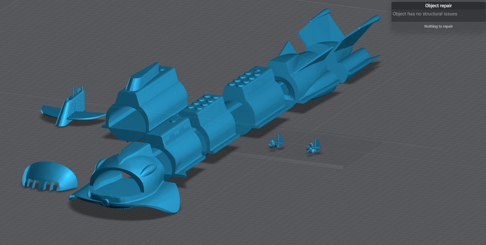USOS Seaview Submarine Scale model 3D model 3D printable | CGTrader