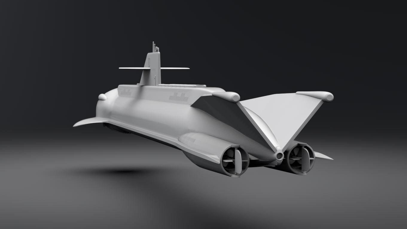 USOS Seaview Submarine Scale model 3D model 3D printable | CGTrader