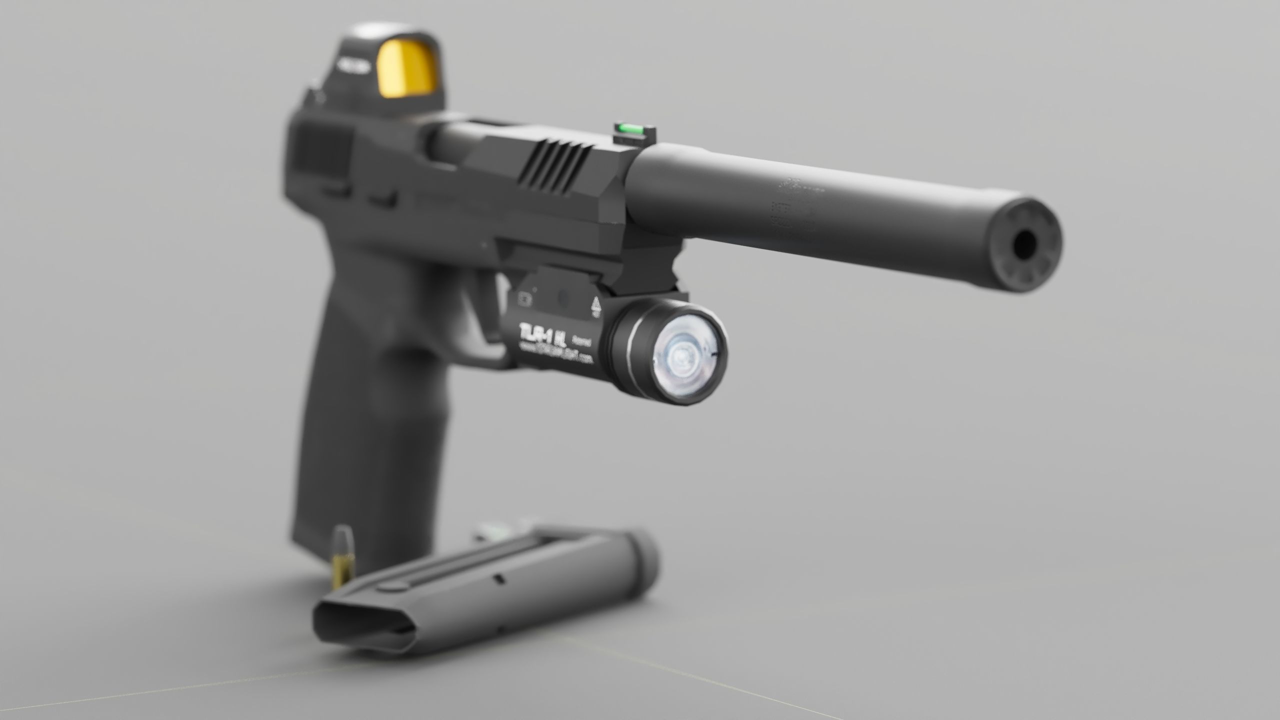 3D model SIG P322 Suppressed VR / AR / low-poly | CGTrader
