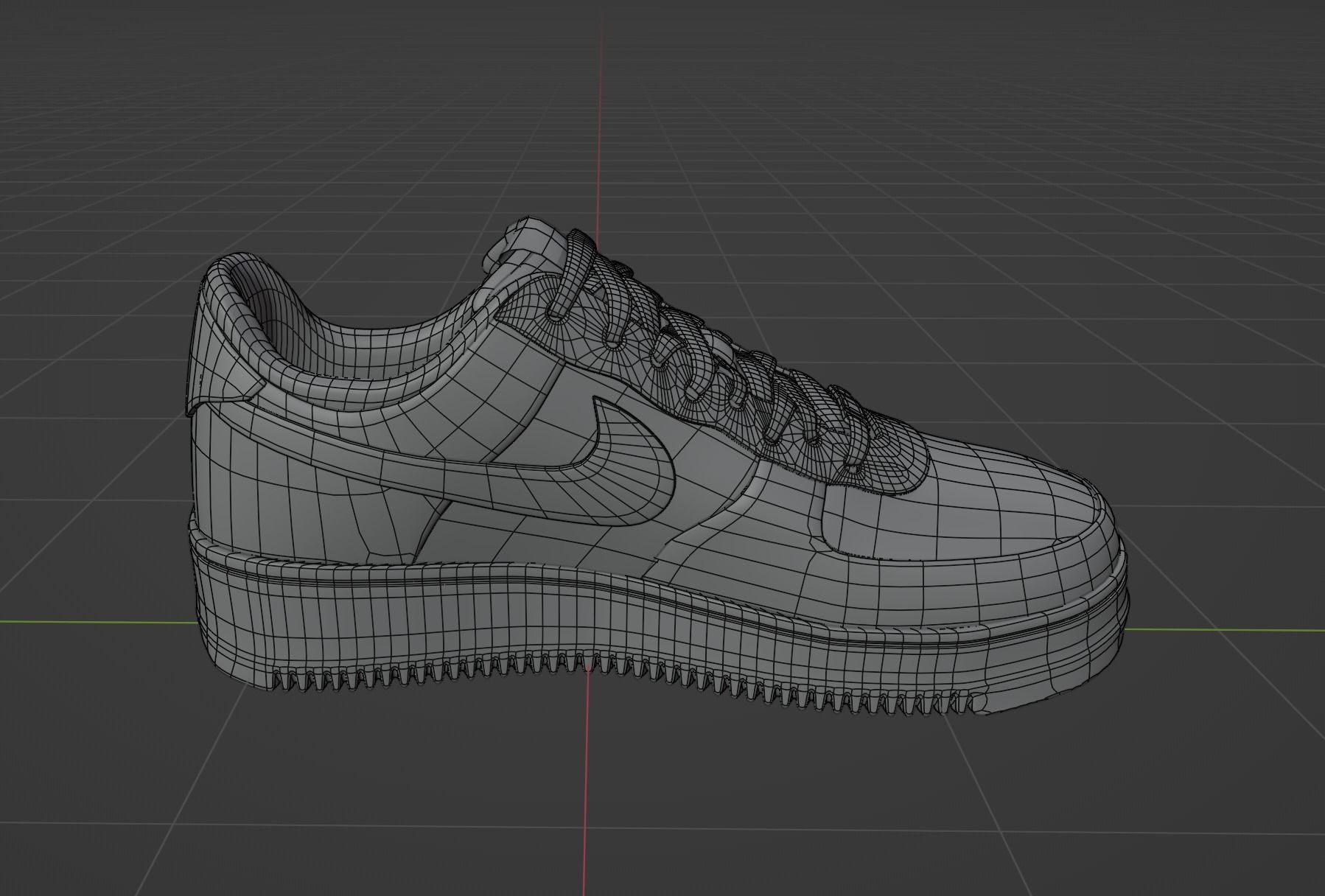 Nike Air Force shoes 3D model | CGTrader