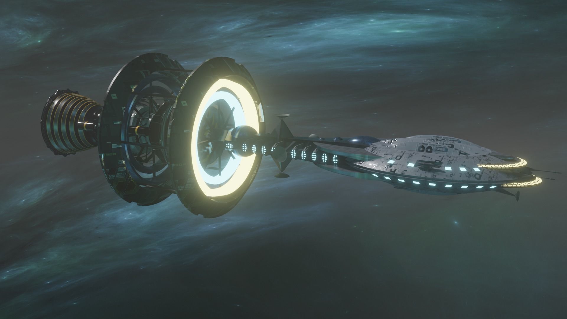 SCFI IMPERIAL Corvette Spaceship Low-poly 3D model animated | CGTrader