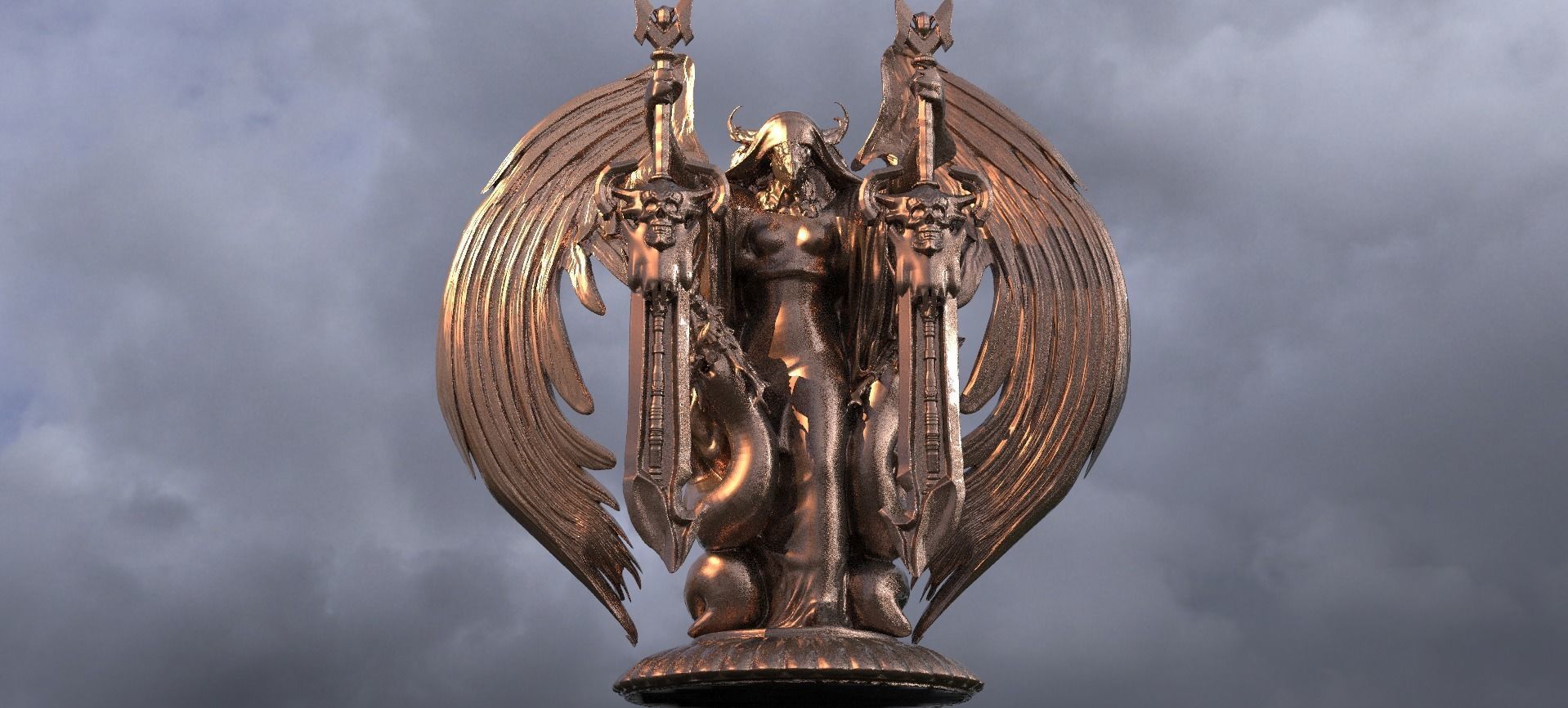 Dark Archon Angel 3D model | CGTrader