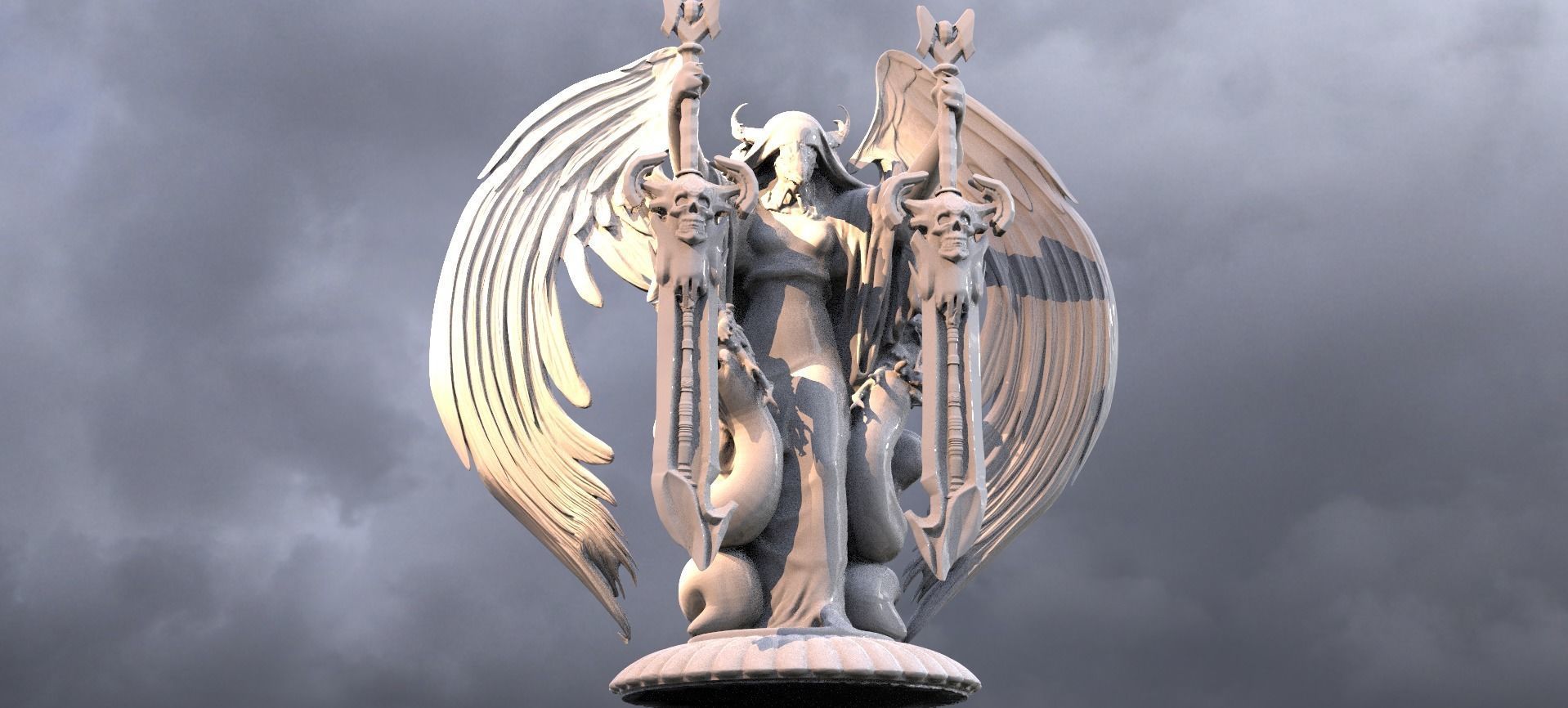 Dark Archon Angel 2 3D model | CGTrader