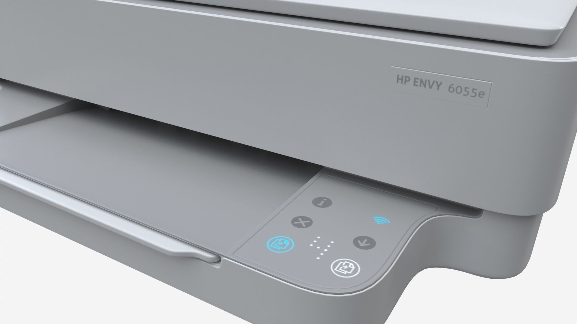 HP Envy 6055e All-in-One Printer 3D model | CGTrader