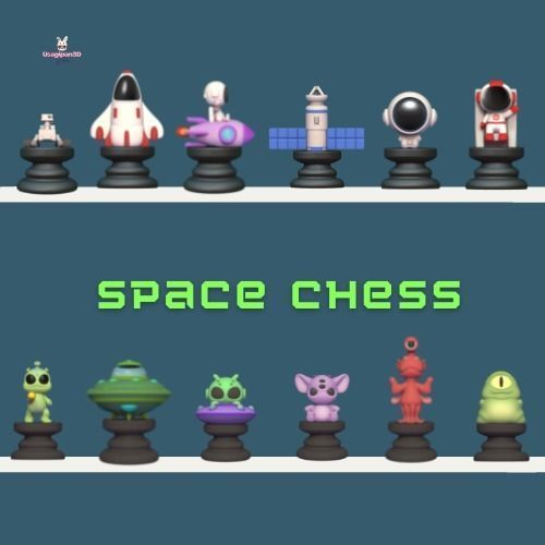 Space Chess 3D model 3D printable | CGTrader