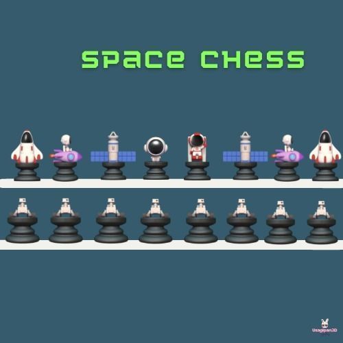 Space Chess - Side A 3D model 3D printable | CGTrader