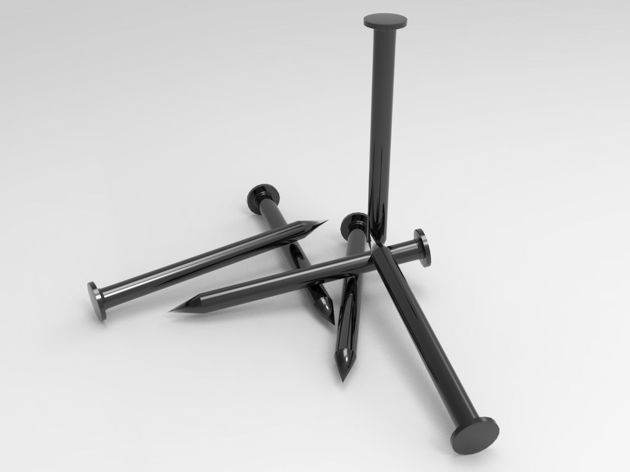 3D model Iron nails 3D model VR / AR / low-poly | CGTrader