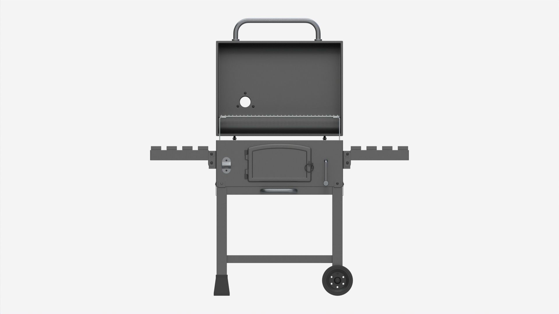 Outdoor Barbecue Charcoal Portable Grill 3D model | CGTrader