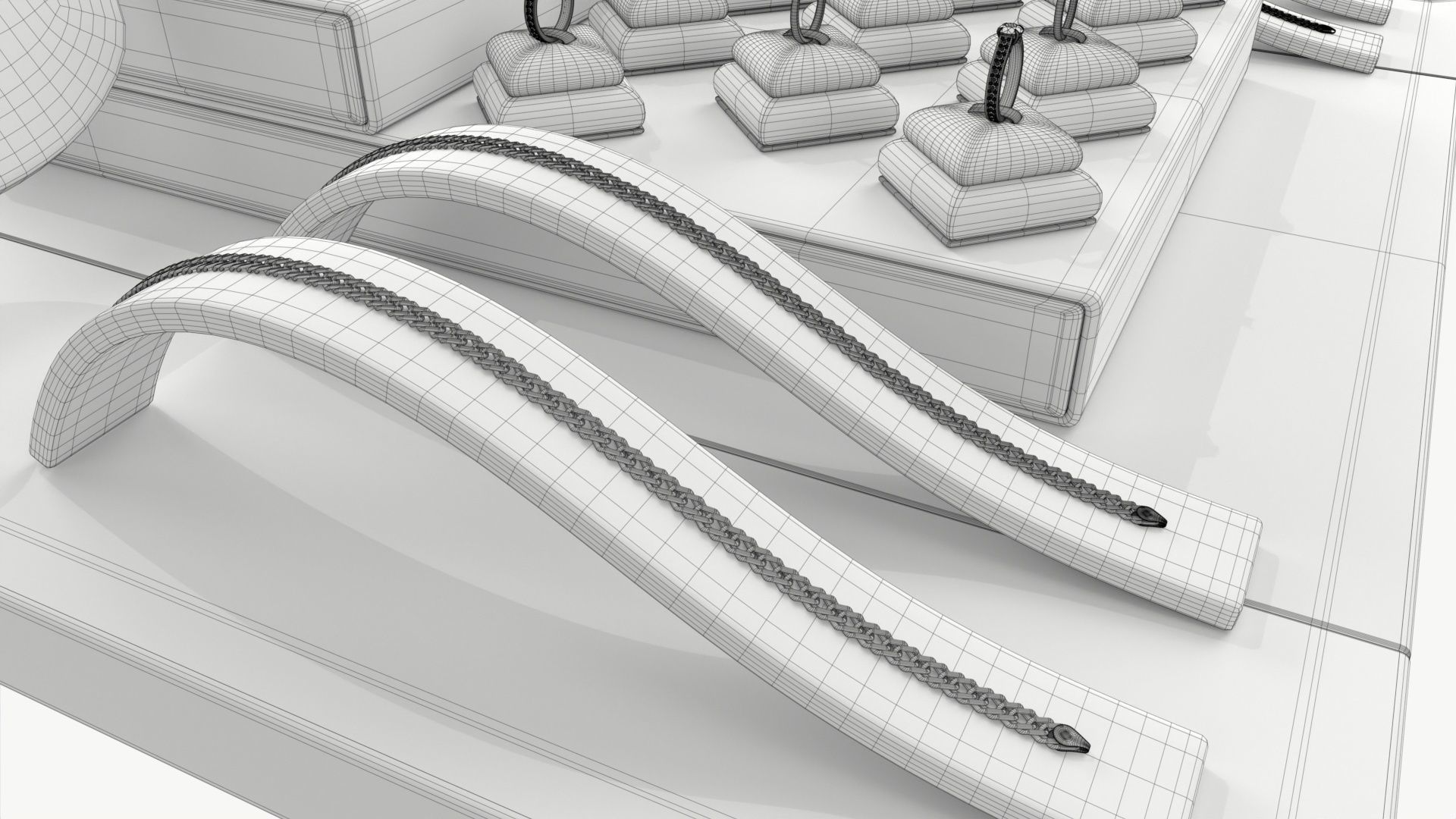 Jewelry store display collection 3D model | CGTrader