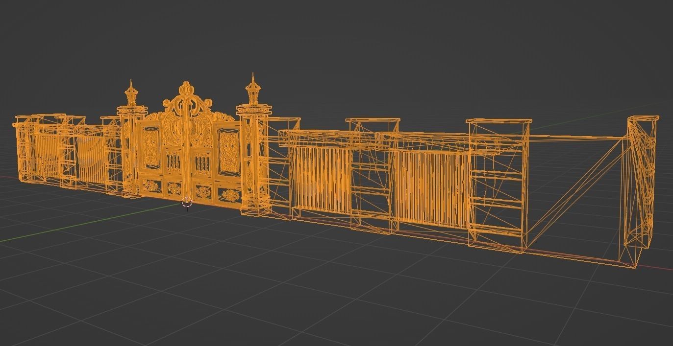 Main Gate 3D model | CGTrader