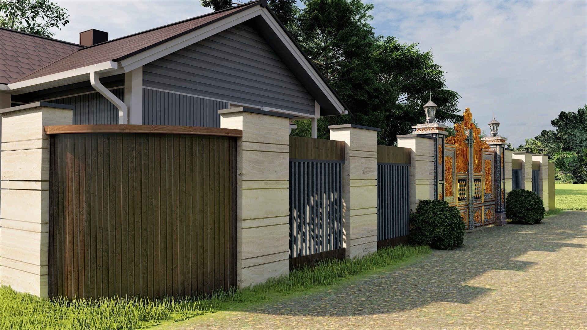 Main Gate 3D model | CGTrader