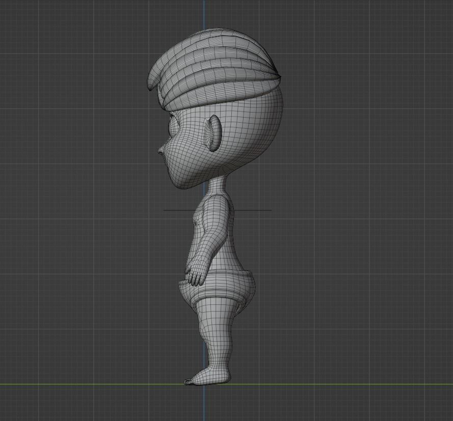 3D model Stylized boy character 3d model VR / AR / low-poly | CGTrader