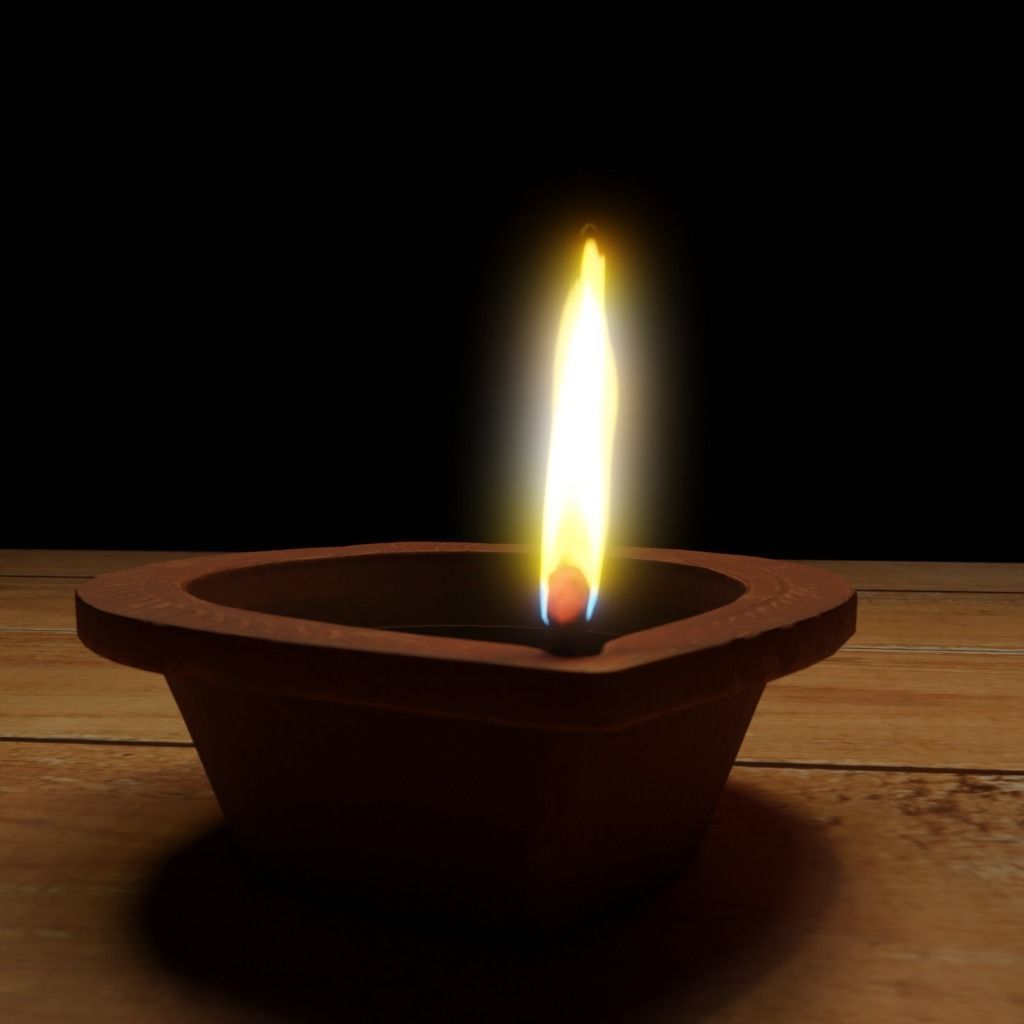 3D model Diwali Diya 3d model VR / AR / low-poly | CGTrader