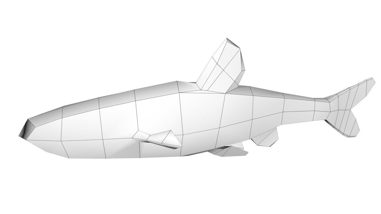 3D model small fish 3d model VR / AR / low-poly | CGTrader