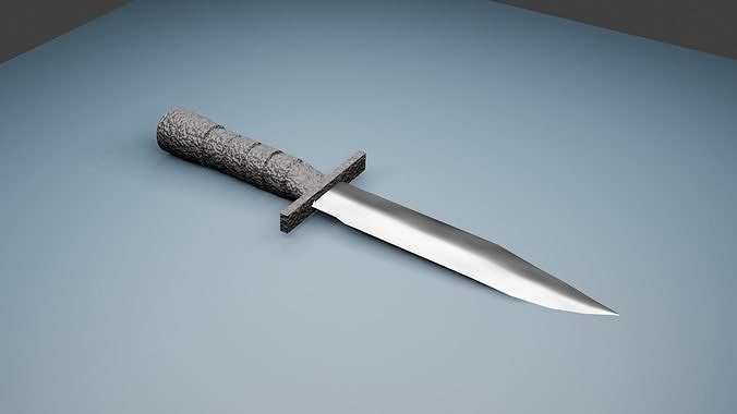 3D model Knife VR / AR / low-poly | CGTrader