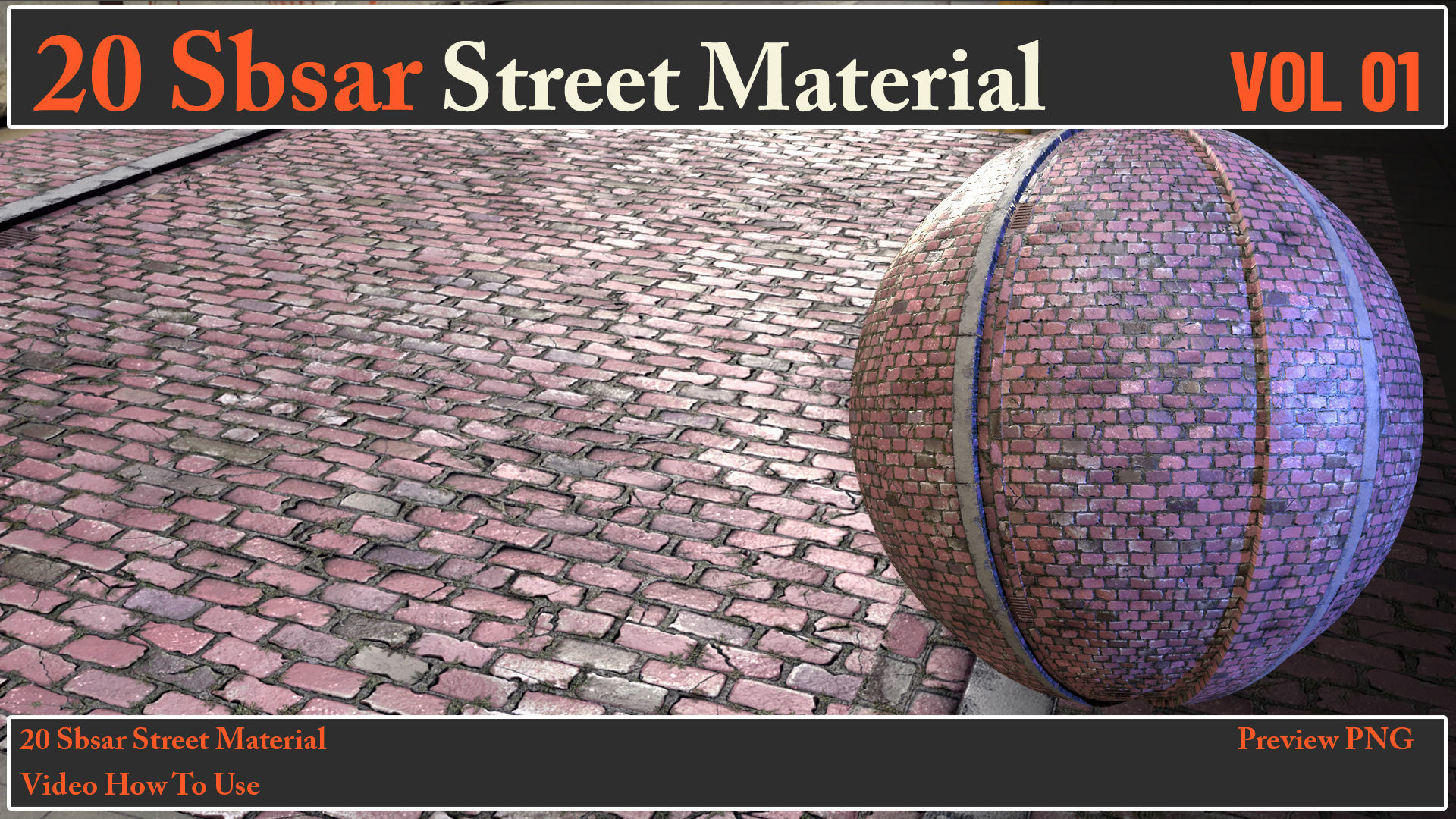 20 SBSAR Street Material VOL01 - Video How To Use Texture | CGTrader