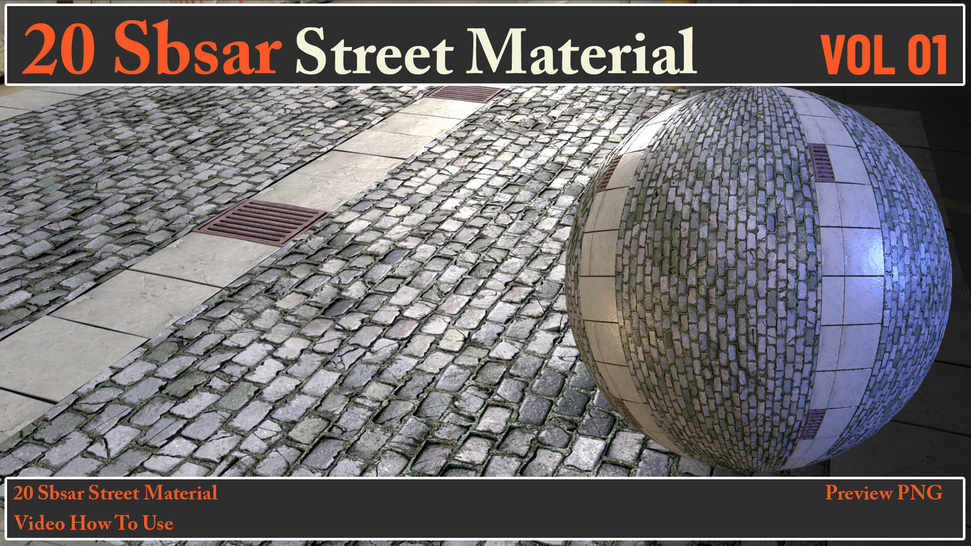 20 SBSAR Street Material VOL01 - Video How To Use Texture | CGTrader