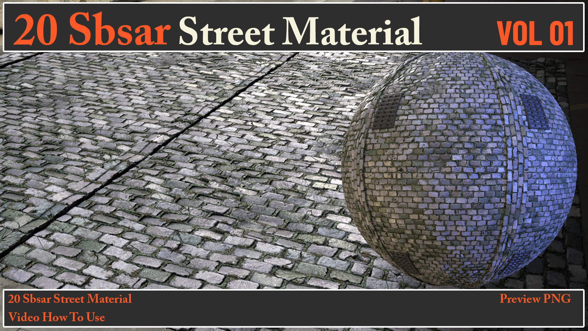 20 SBSAR Street Material VOL01 - Video How To Use Texture | CGTrader