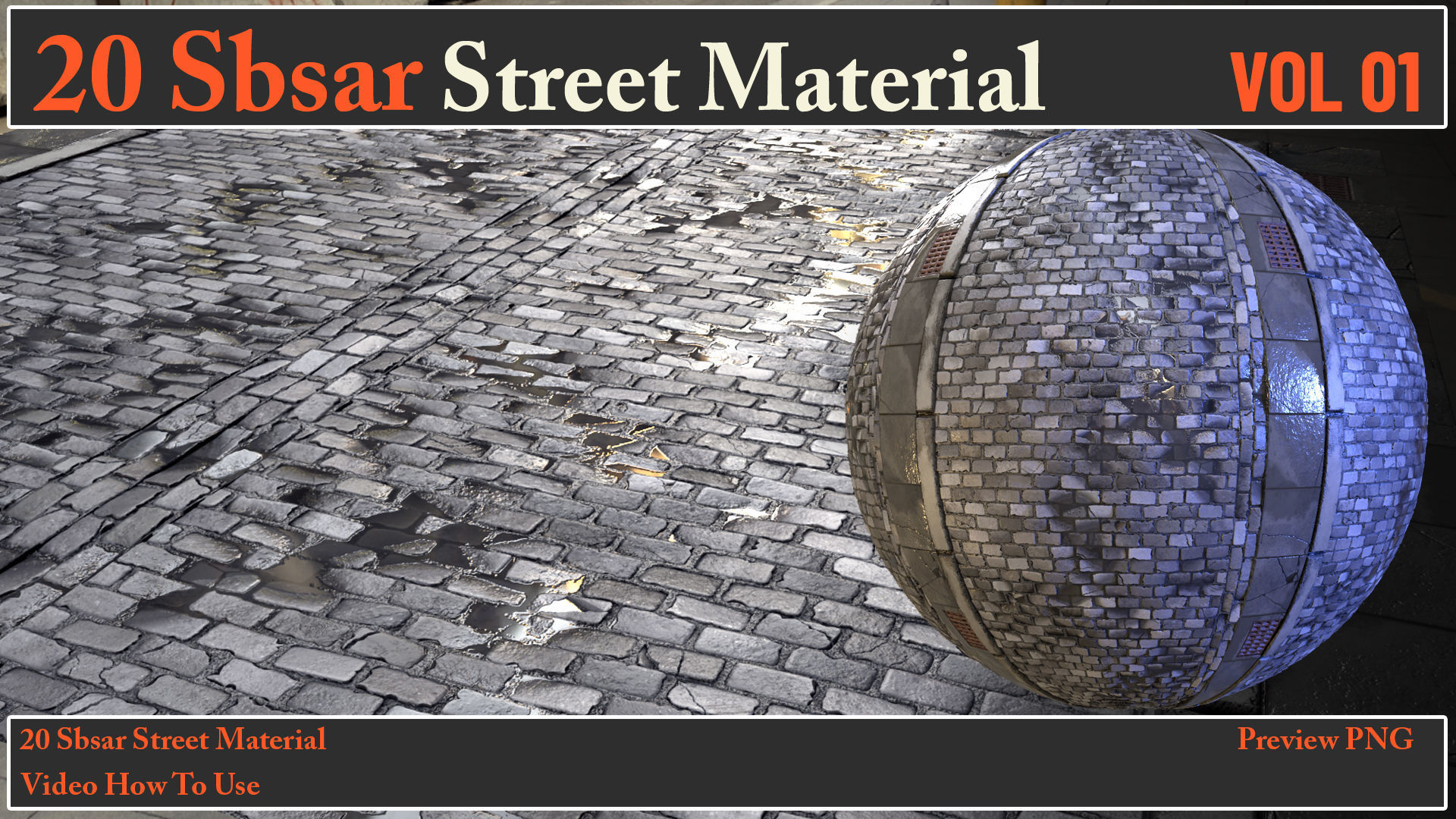 20 SBSAR Street Material VOL01 - Video How To Use Texture | CGTrader