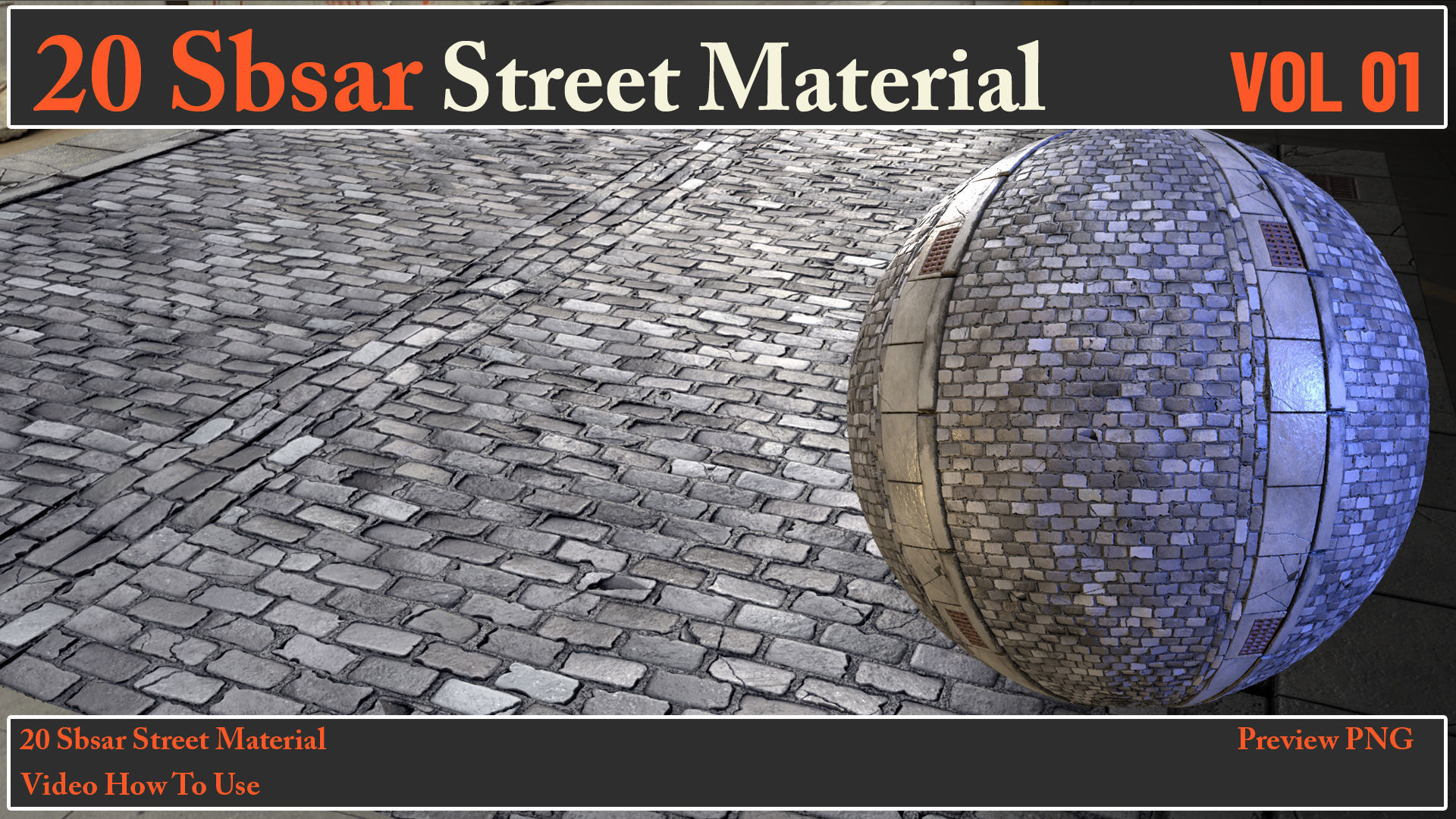 20 SBSAR Street Material VOL01 - Video How To Use Texture | CGTrader