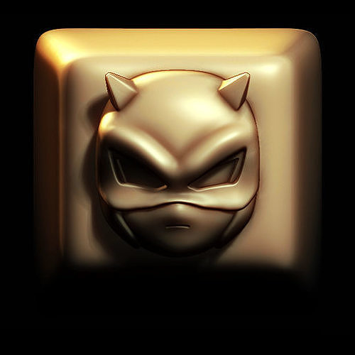 Daredevil Keycaps 3D model 3D printable | CGTrader