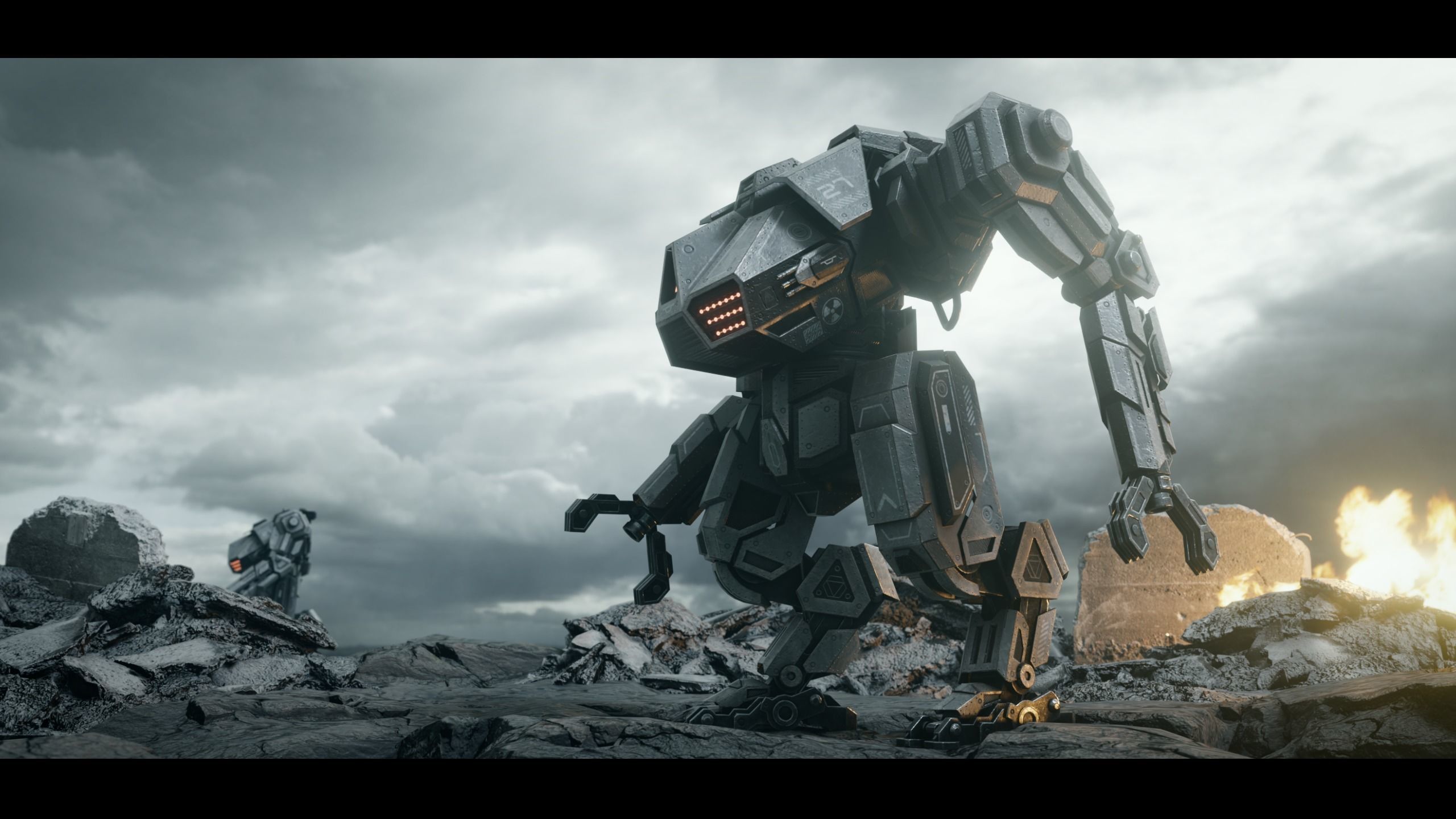 3D model Sci-fi Military Mech VR / AR / low-poly | CGTrader