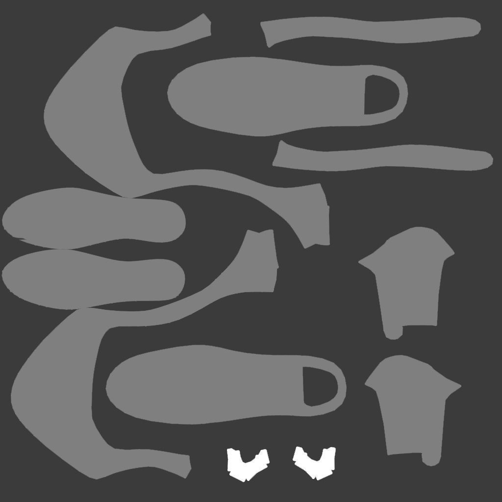 3D model Diagonal Ankle Straps Black High Heel Shoes VR / AR / low-poly ...