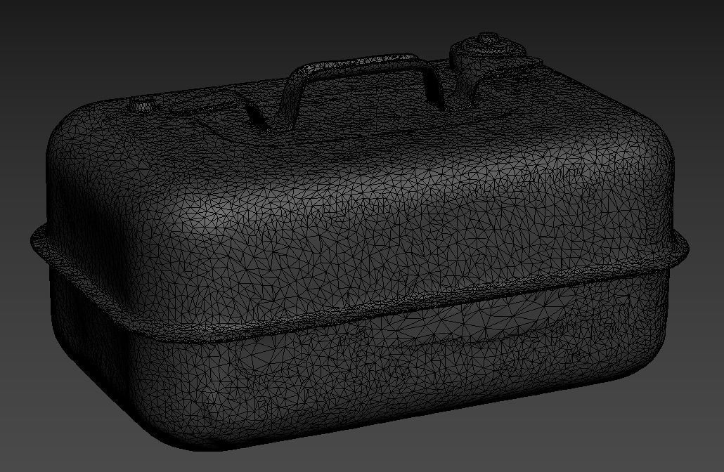 Old USSR Soviet Fuel Canister free 3D model | CGTrader