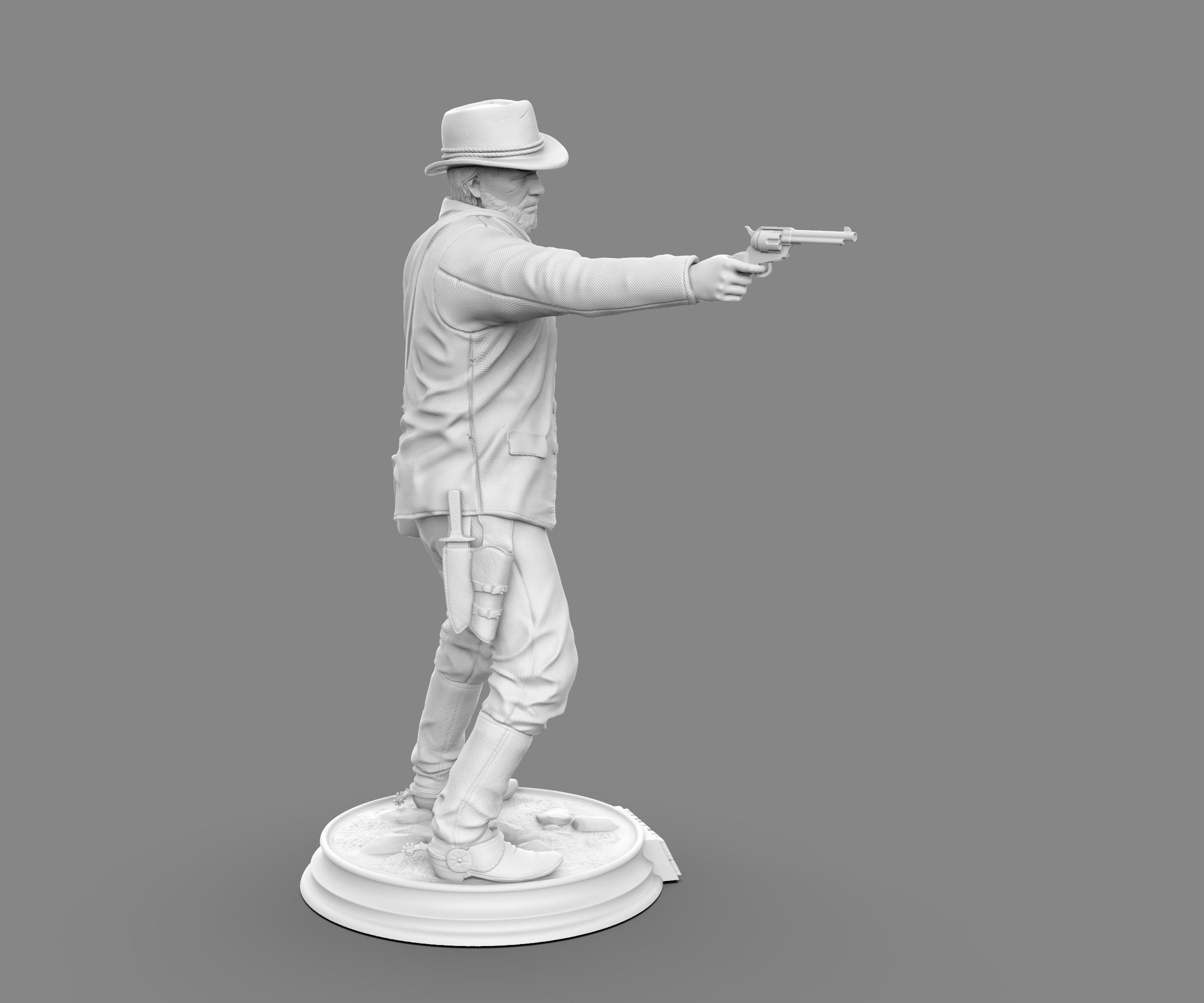 Red dead redemption fan art 3D model 3D printable | CGTrader