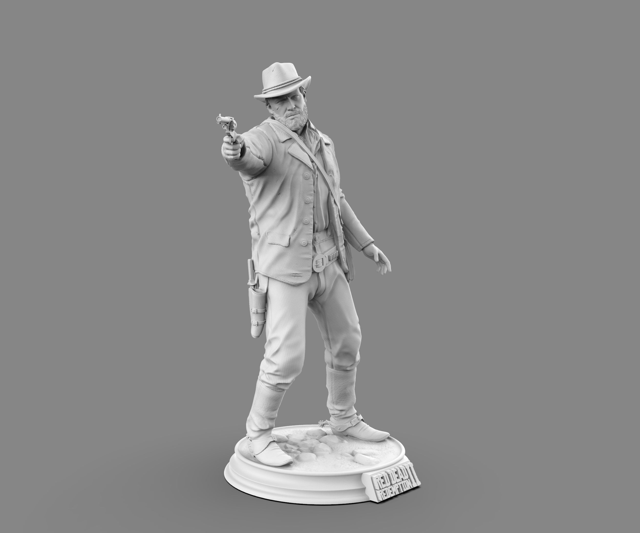 Red dead redemption fan art 3D model 3D printable | CGTrader