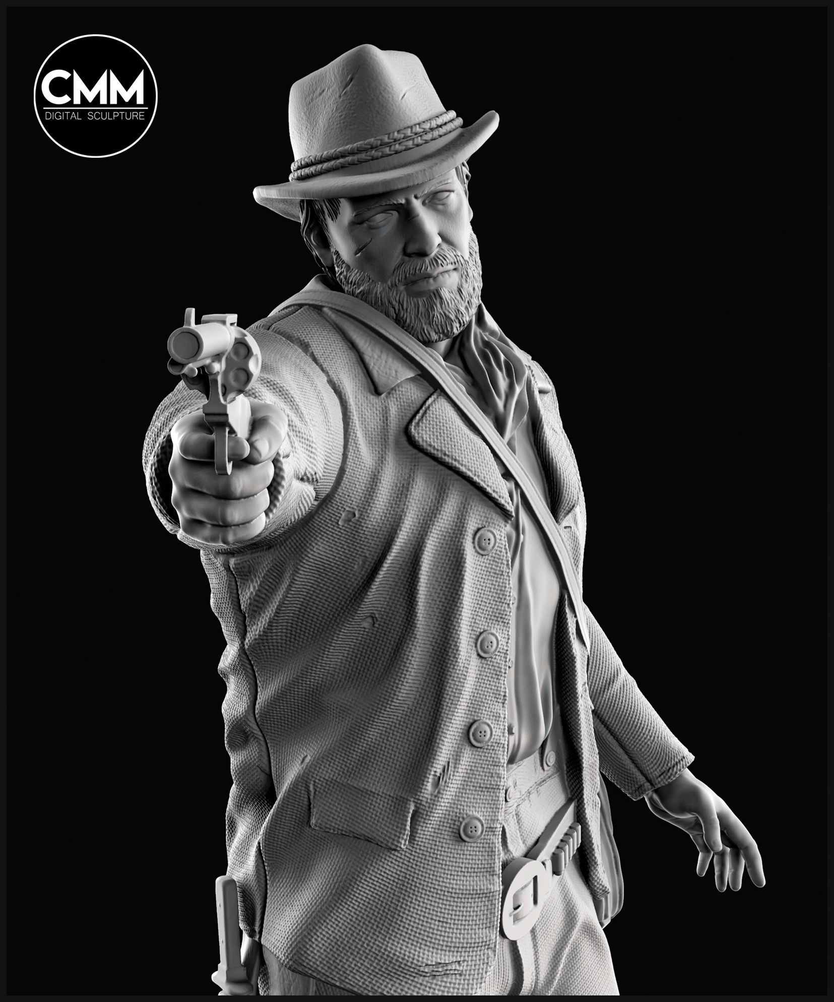 Red dead redemption fan art 3D model 3D printable | CGTrader
