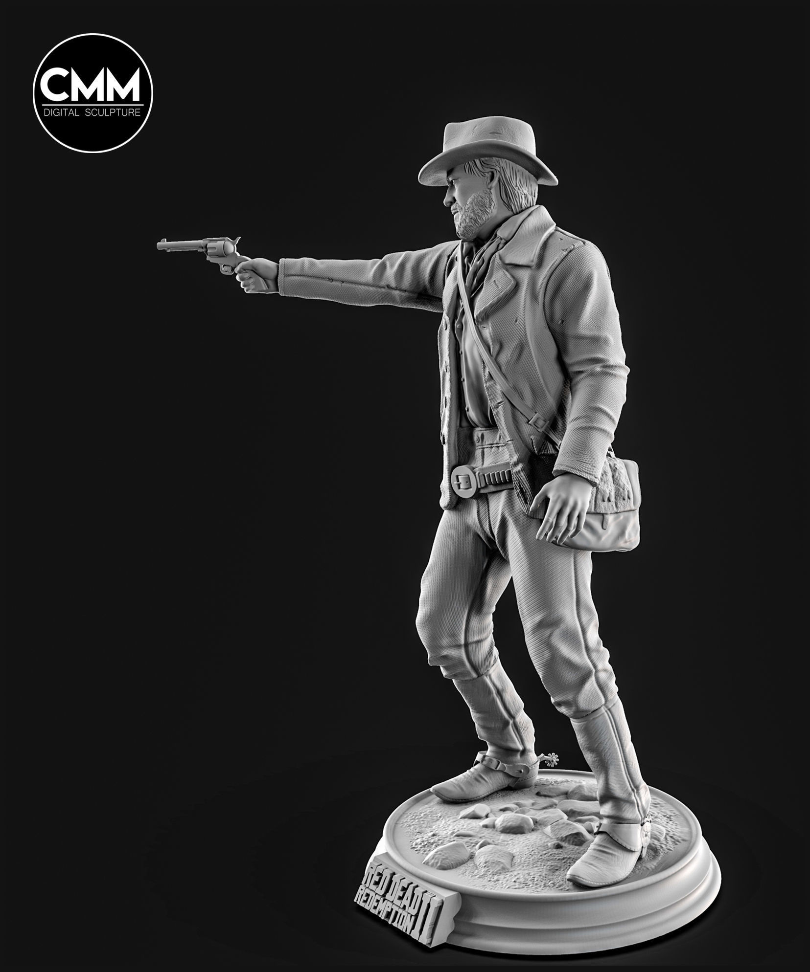 Red dead redemption fan art 3D model 3D printable | CGTrader