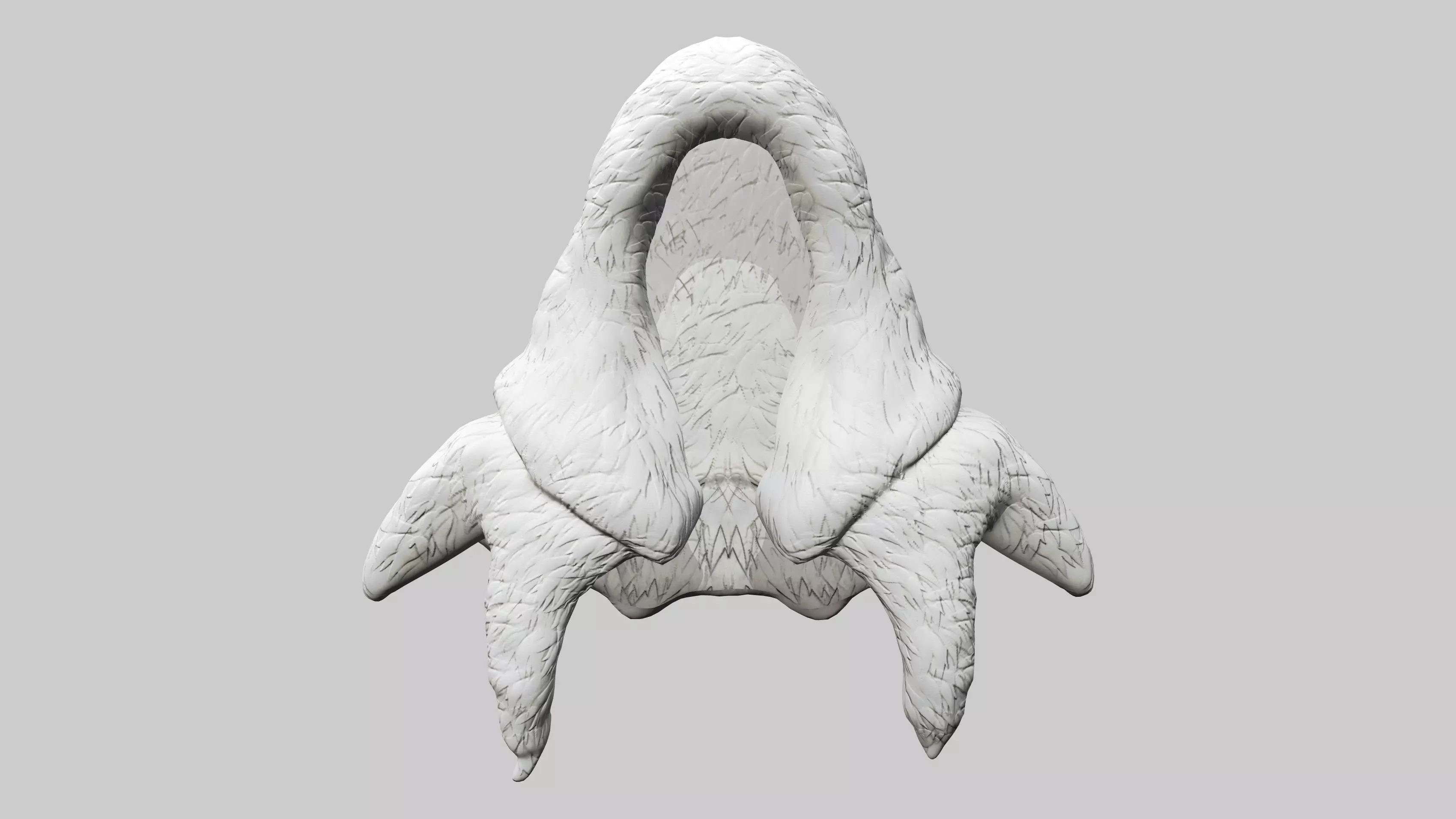 3D model Fantasy Fur Bolero Hoodie Top VR / AR / low-poly | CGTrader