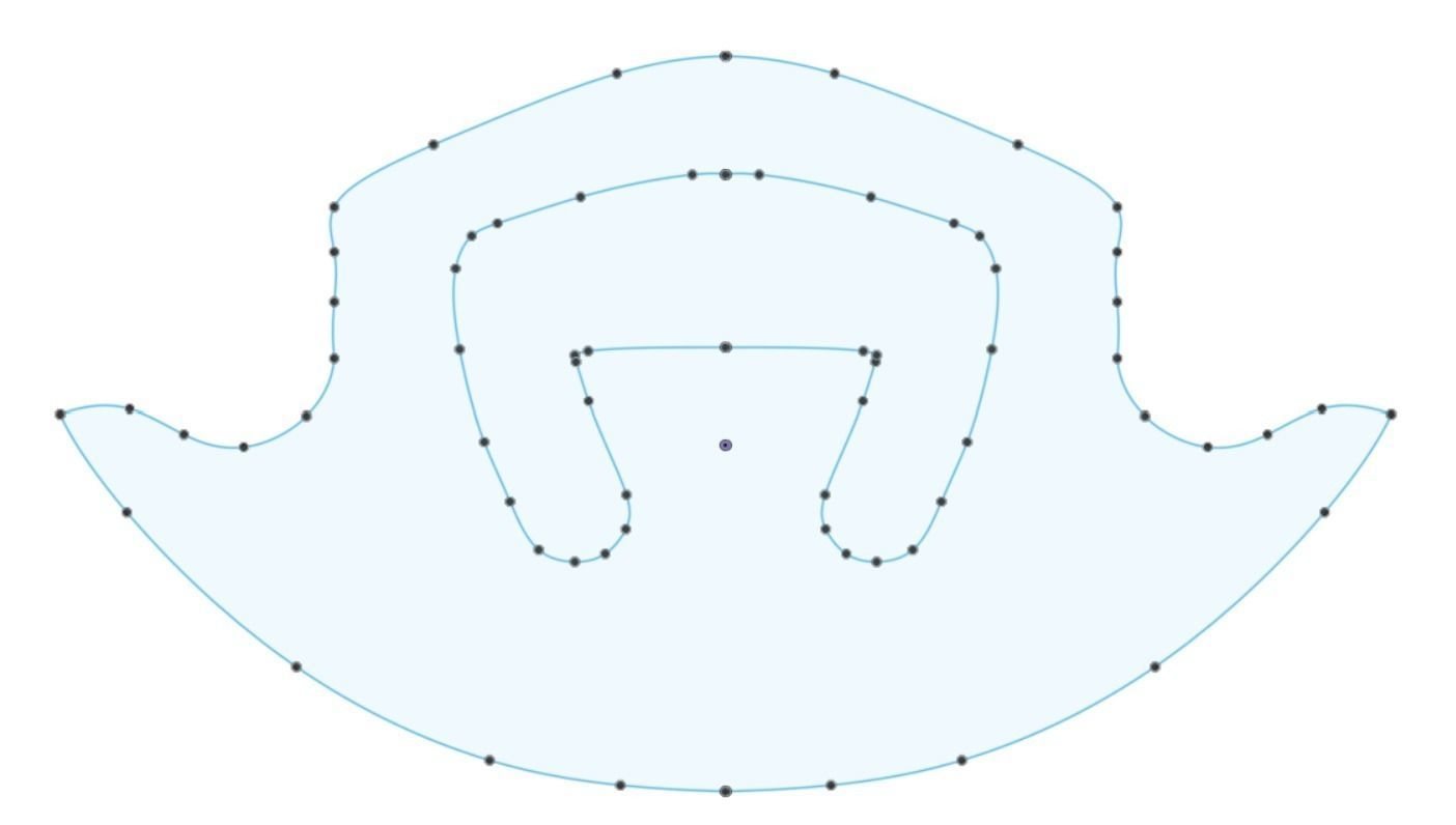 Mustache Template Scale to fit Cut out your own Mustache free 3D model ...