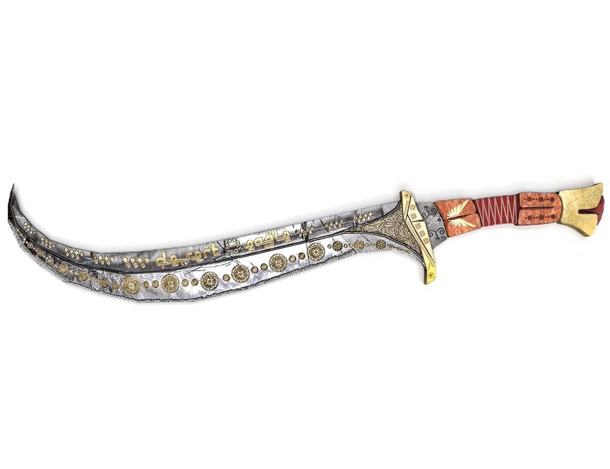 3D model Desert Sword Game Ready VR / AR / low-poly | CGTrader