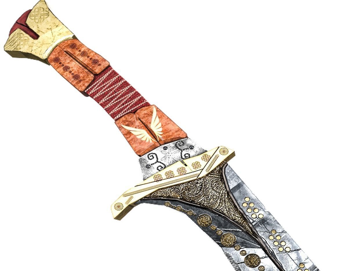 3D model Desert Sword Game Ready VR / AR / low-poly | CGTrader