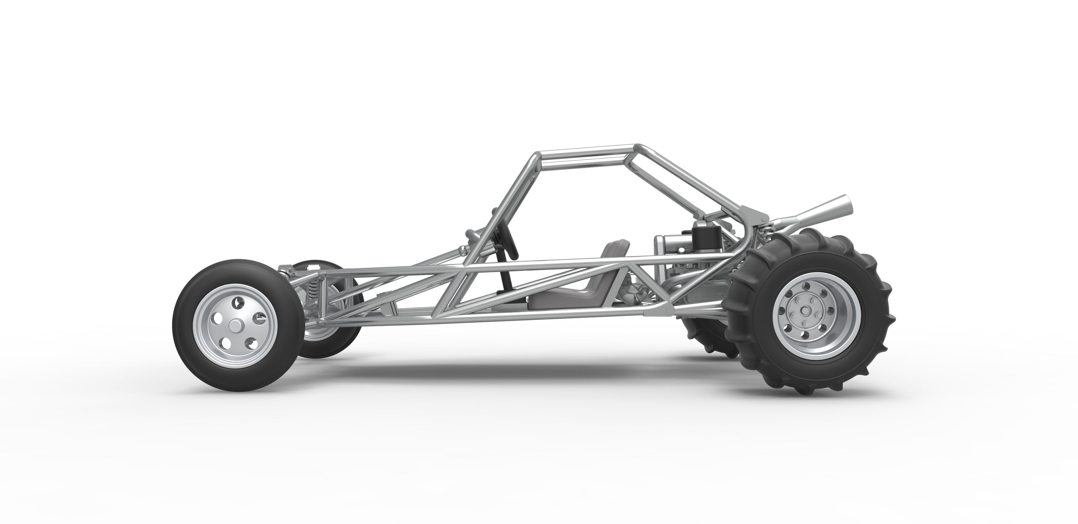 Old school Sand Rail buggy Scale 1 to 25 3D model 3D printable | CGTrader