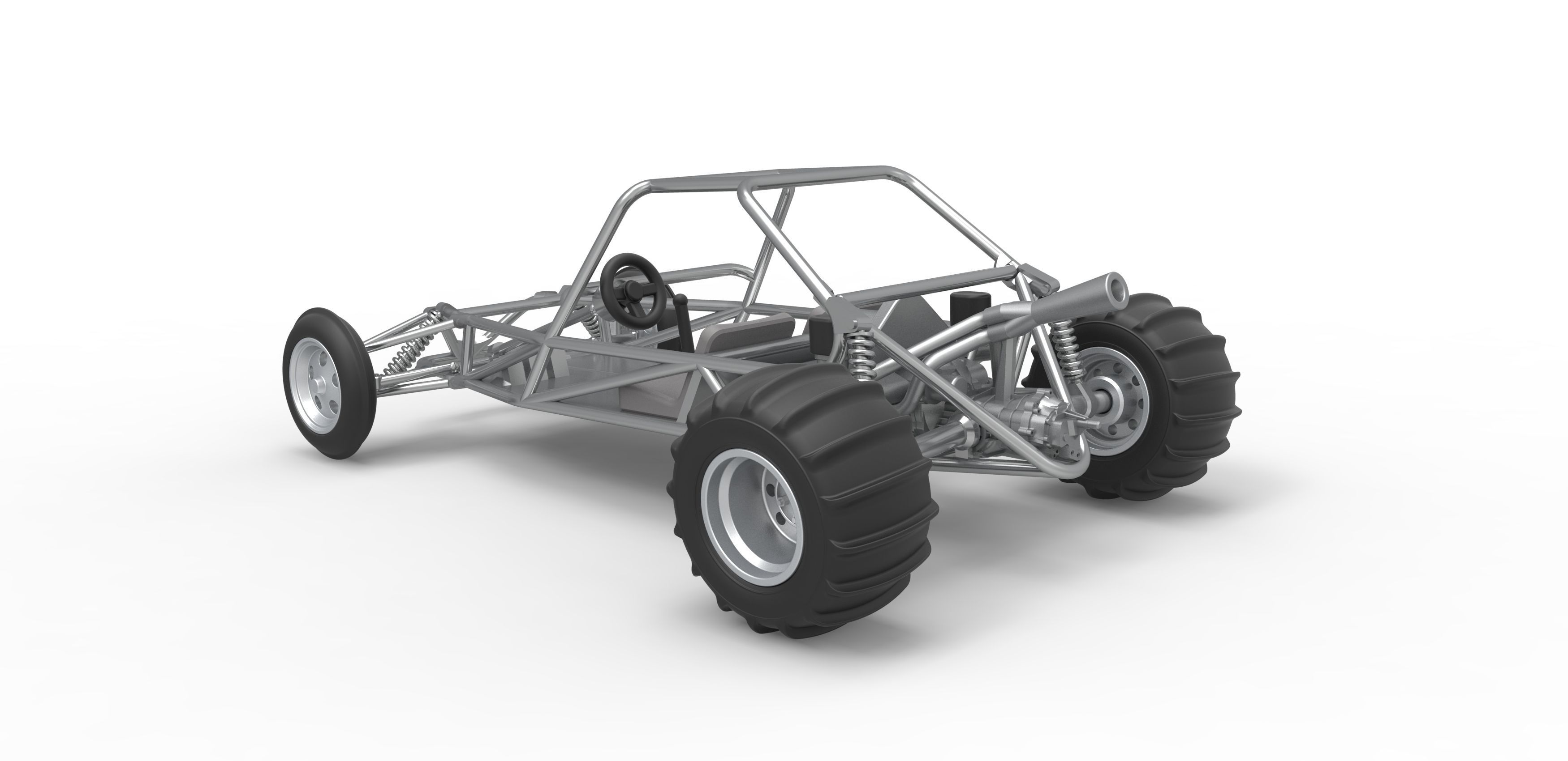 Old school Sand Rail buggy Scale 1 to 25 3D model 3D printable | CGTrader