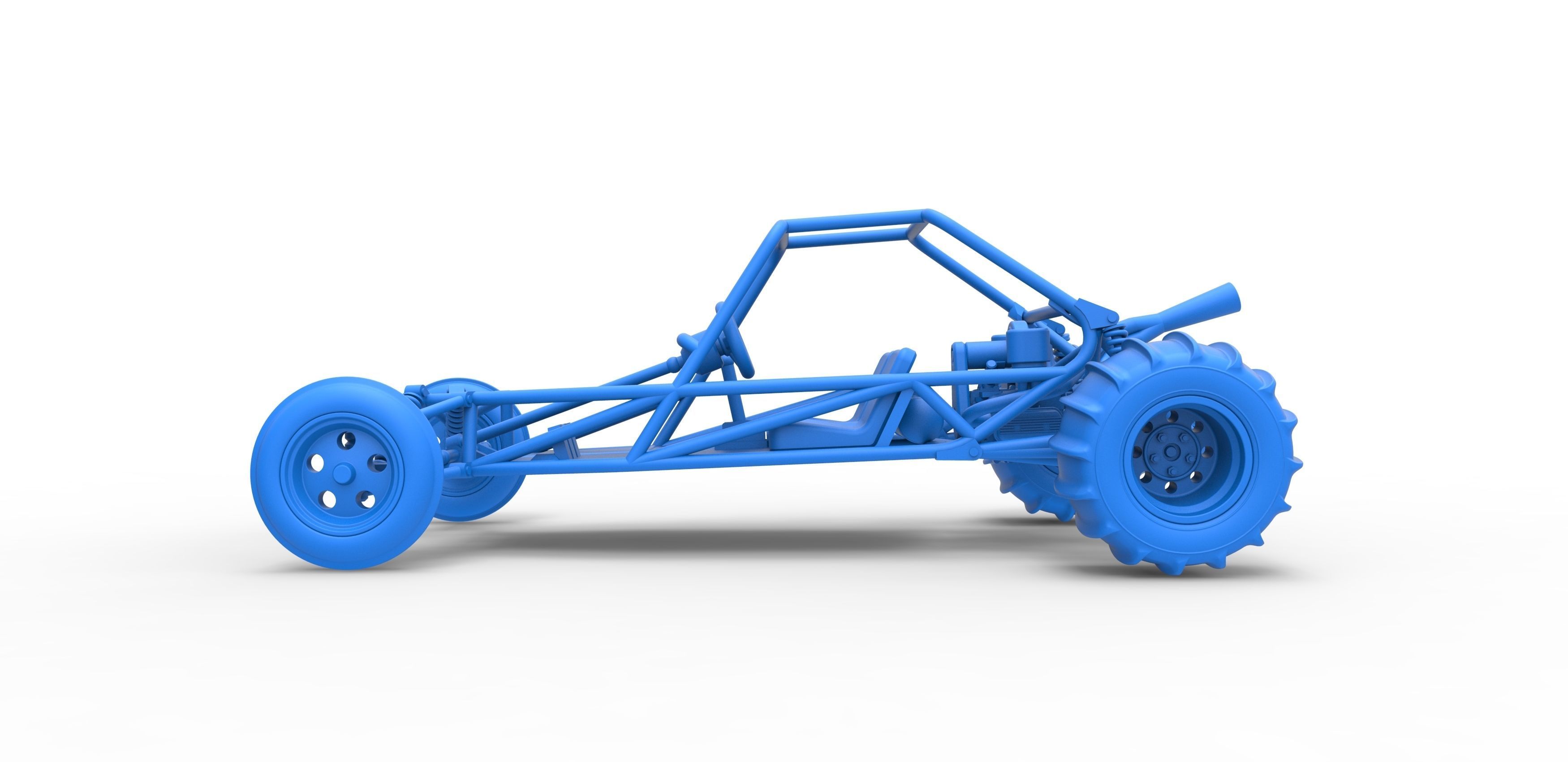 Old school Sand Rail buggy Scale 1 to 25 3D model 3D printable | CGTrader