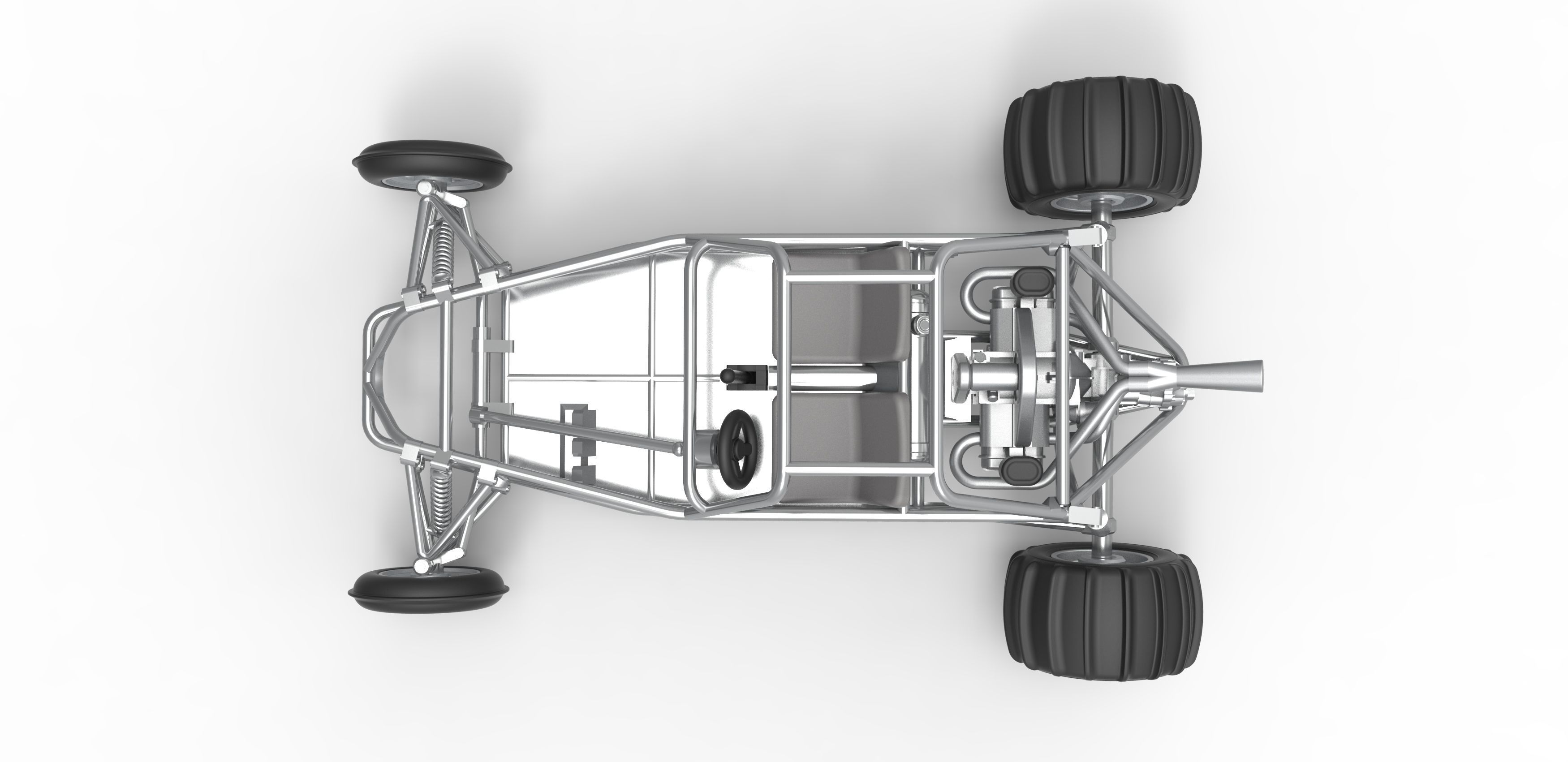 Old school Sand Rail buggy Scale 1 to 25 3D model 3D printable | CGTrader