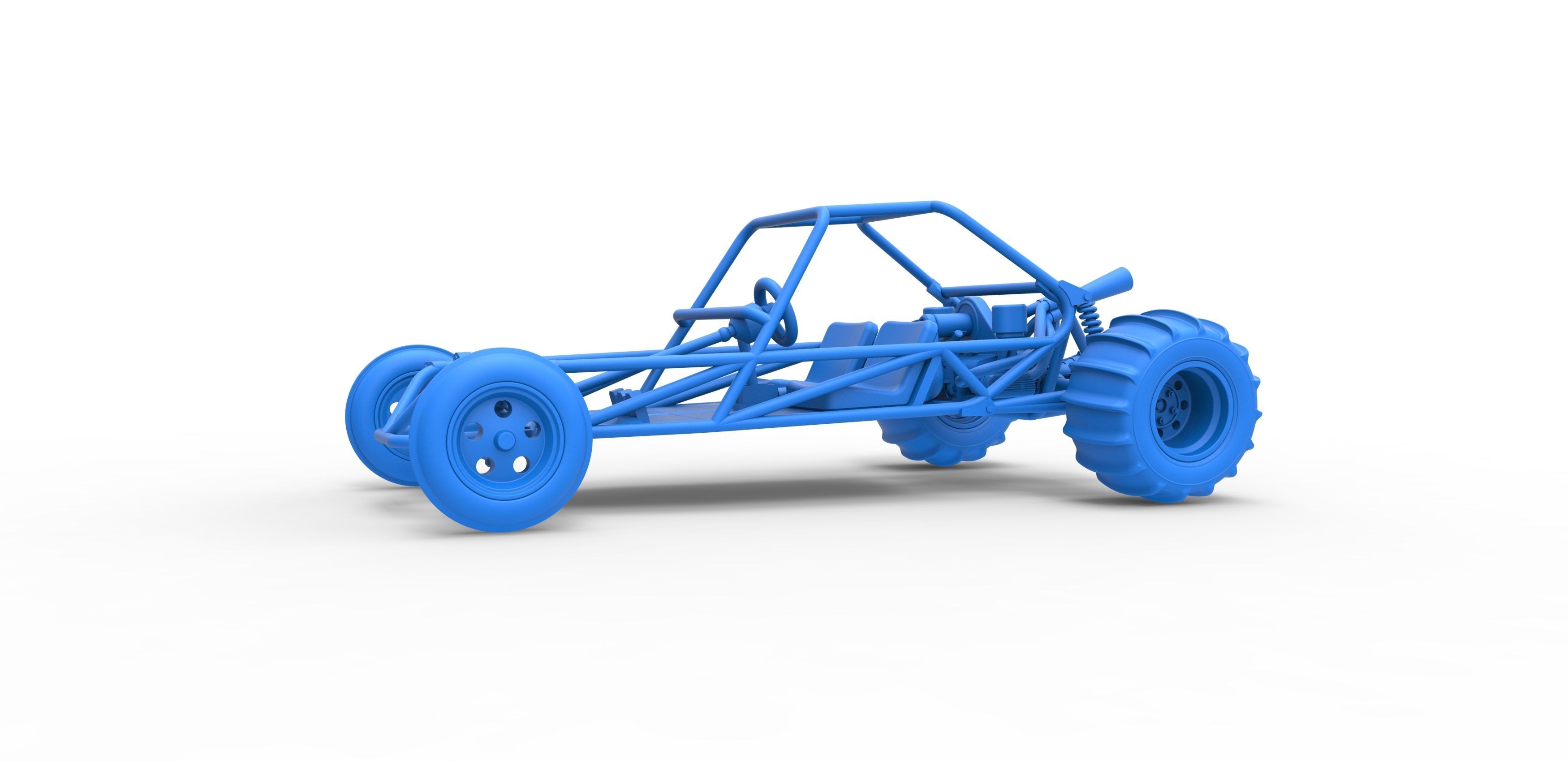 Old school Sand Rail buggy Scale 1 to 25 3D model 3D printable | CGTrader
