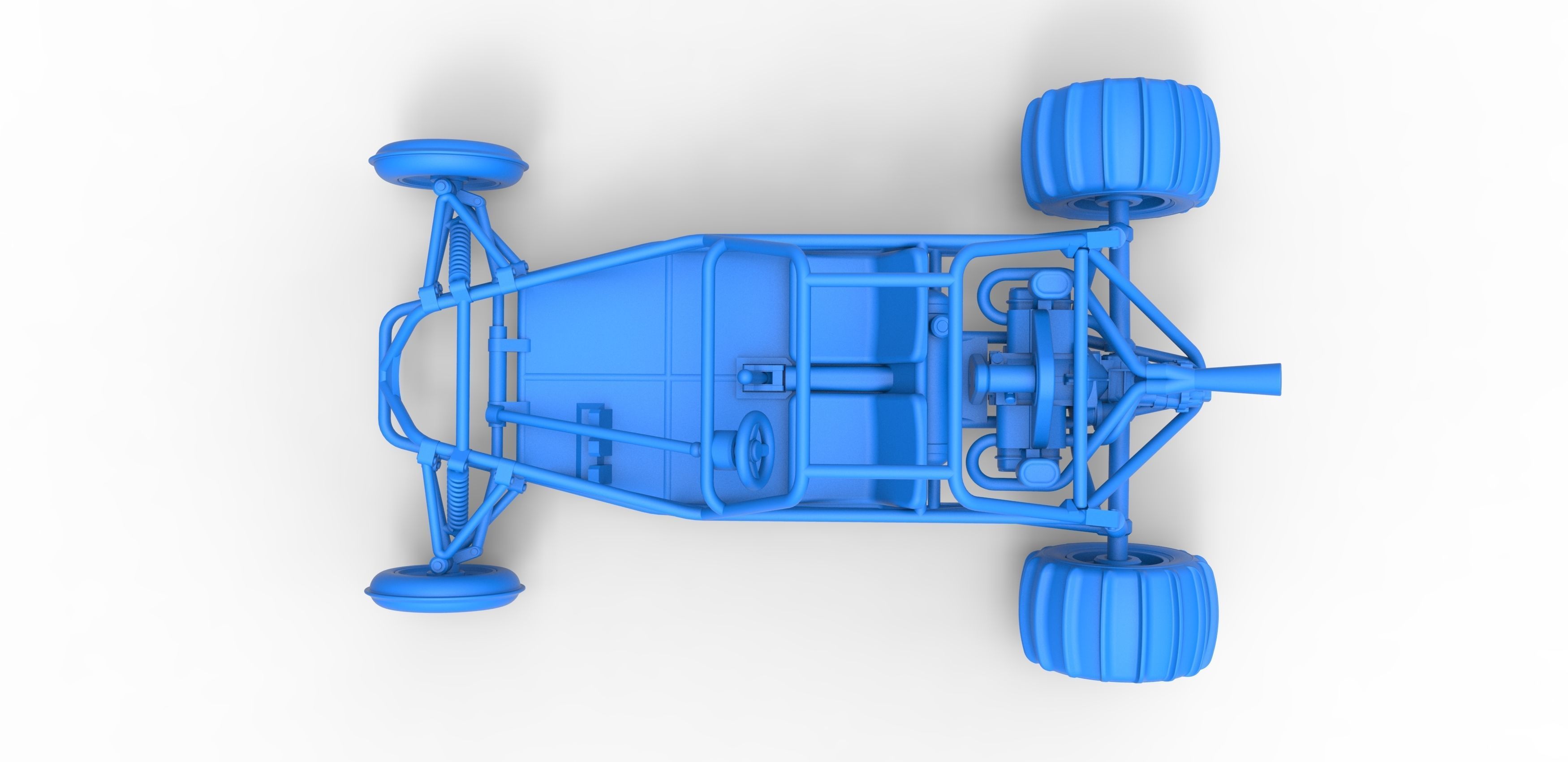 Old school Sand Rail buggy Scale 1 to 25 3D model 3D printable | CGTrader